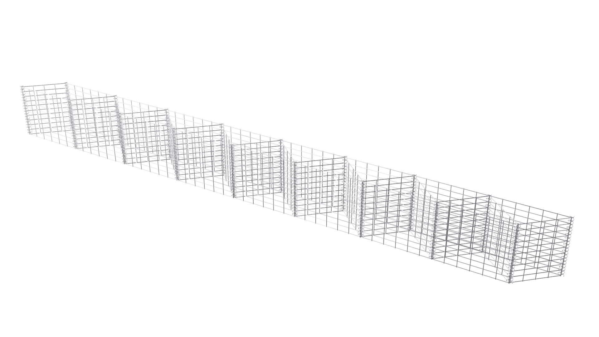 Stylish Gabion Triangular Planter Walls | Hitech Gabion