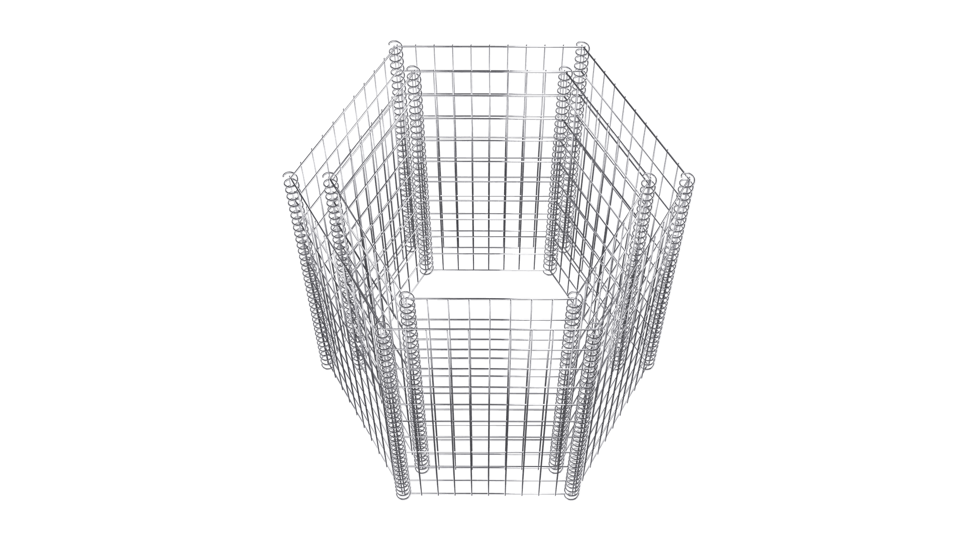 Stylish Saudi Hexagonal Gabion Raised Beds for Modern Gardens