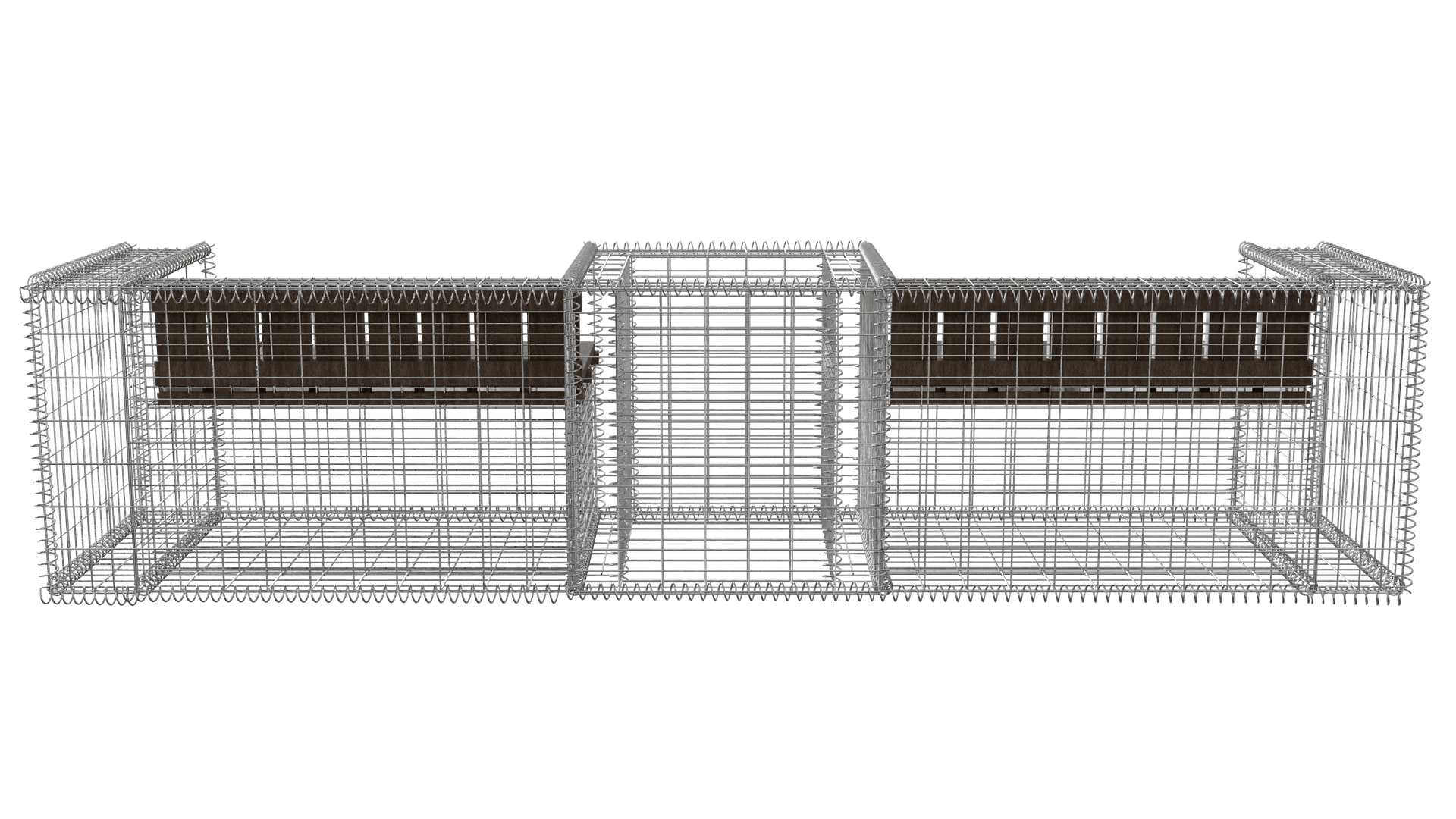 Elegant Gabion Garden Bench for Stylish Outdoor Seating in KSA