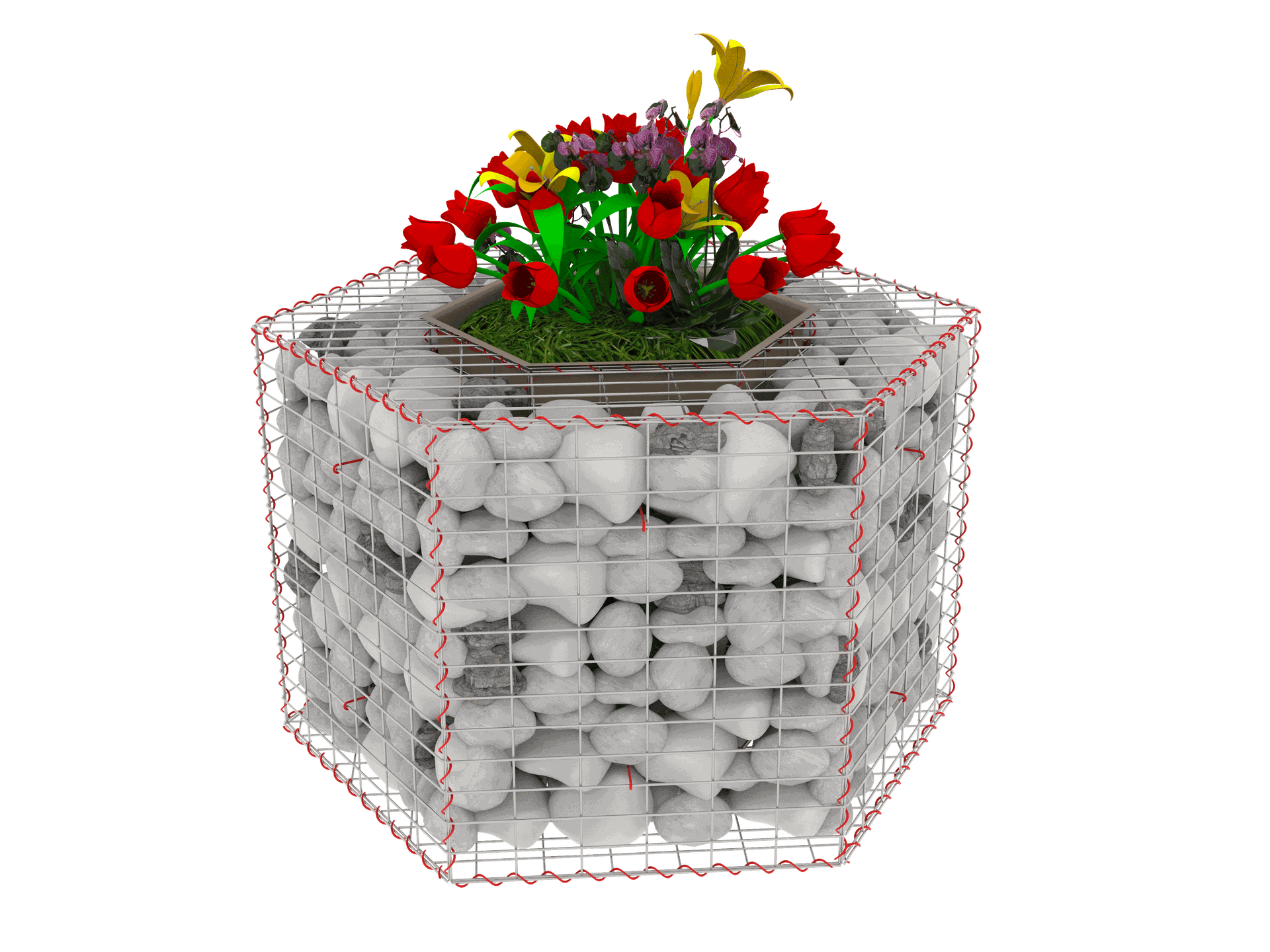 Gabion Planters for Garden Aesthetics | Hitech Gabion