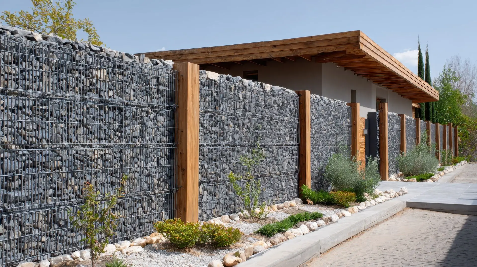 Curved Gabion Walls vs Straight Walls - Landscaping Guide