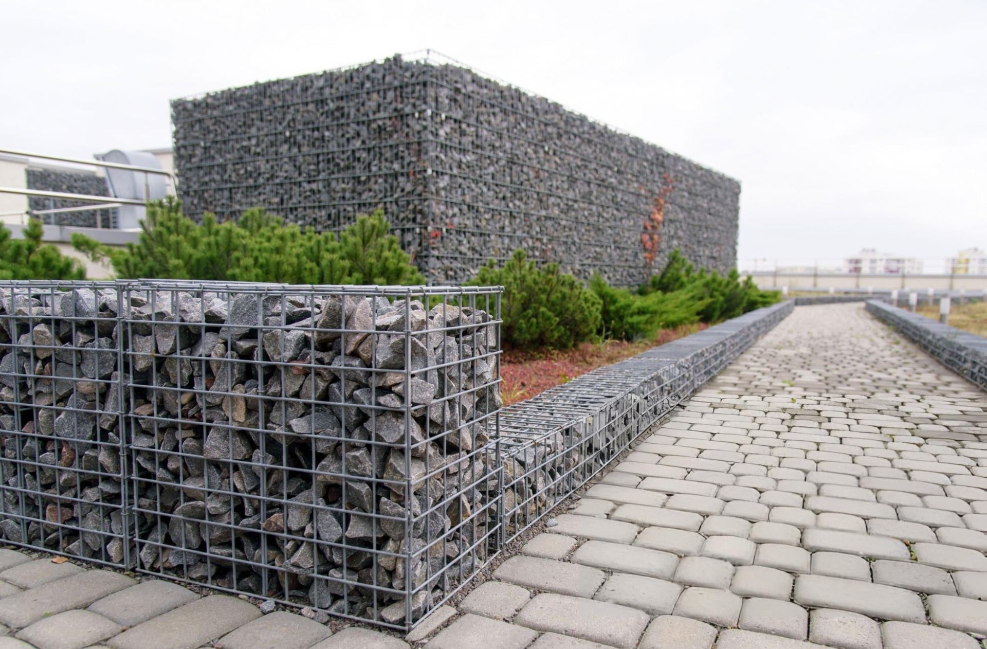 Transform Your Outdoors with Hitech Gabion's Triangular Basket Series