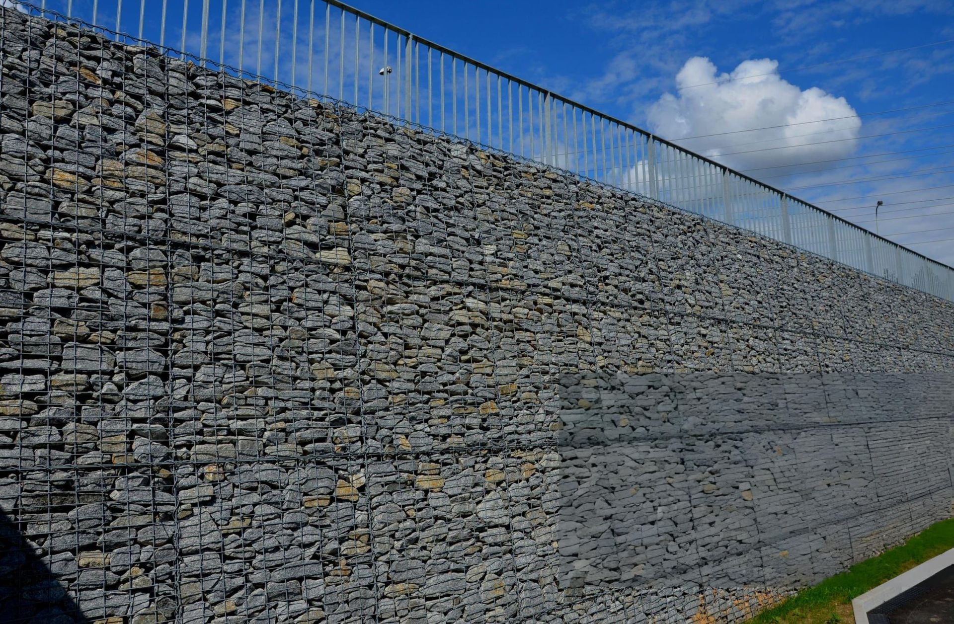 Commercial and Residential Projects with Hitech Gabion Wall Posts