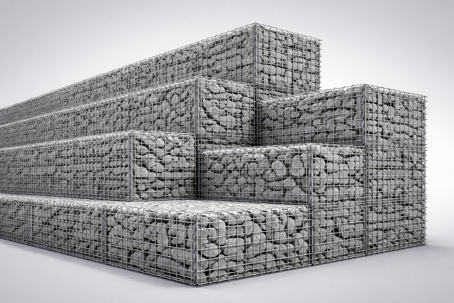 High-Strength Welded Gabions for Retaining Walls & Landscaping
