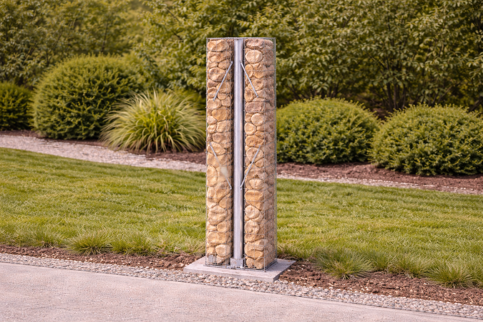 Stylish Gabion Cladding for Modern Outdoor Designs in Saudi Arabia